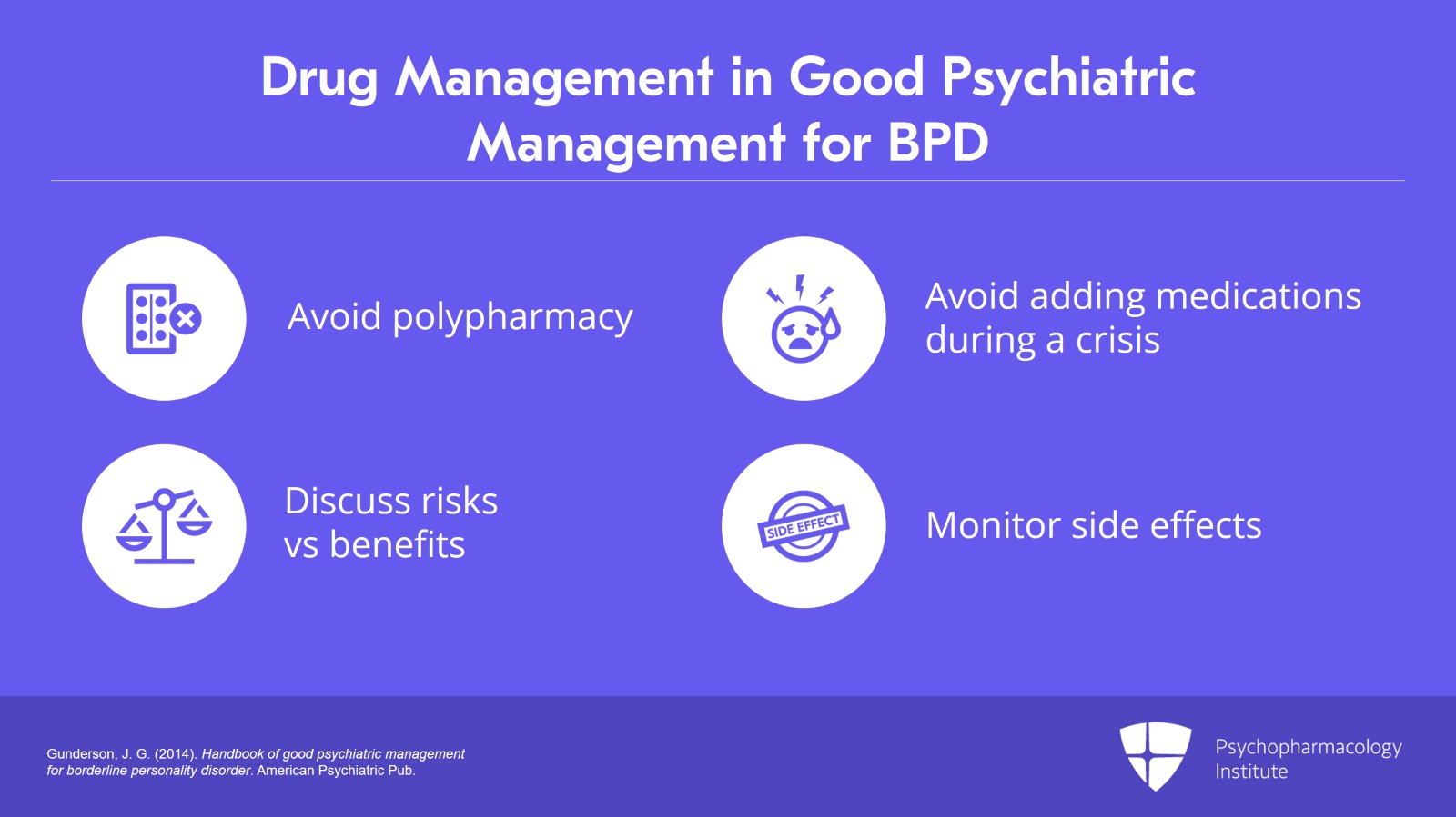 Good Psychiatric Management for BPD | Psychopharmacology Institute